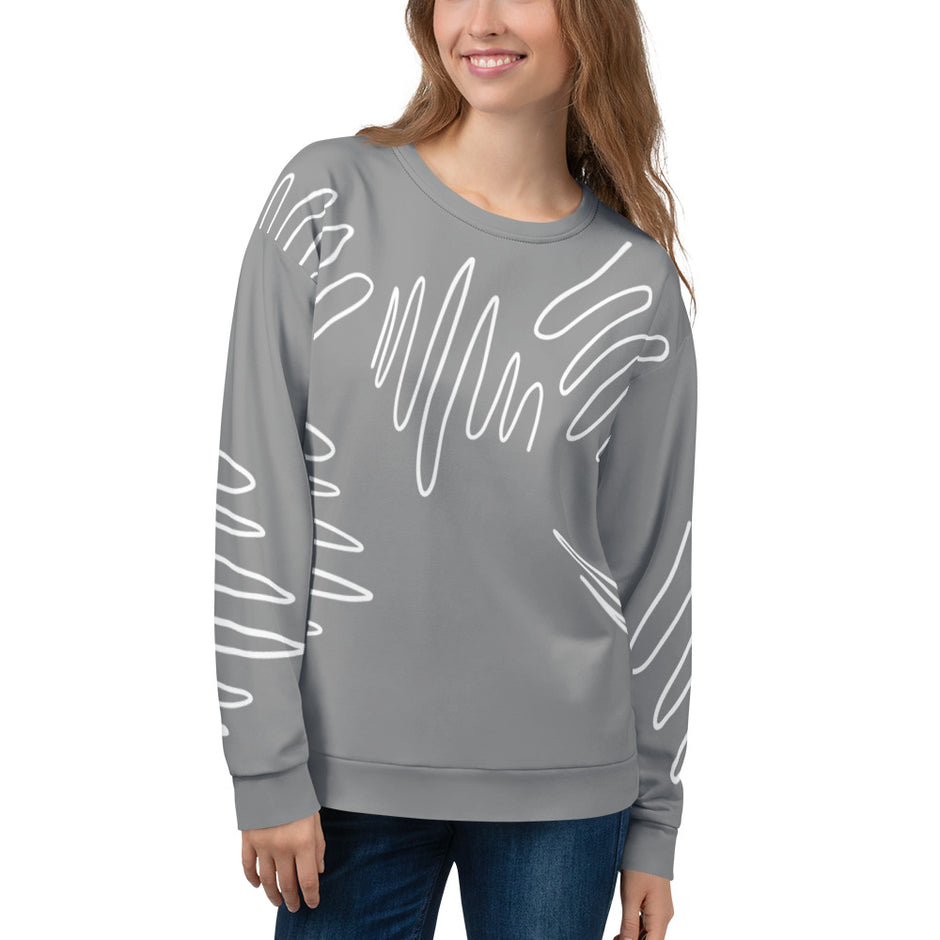 Women's Recycled Unisex Sweatshirts Free Lines Athletic – Good Wishes 365